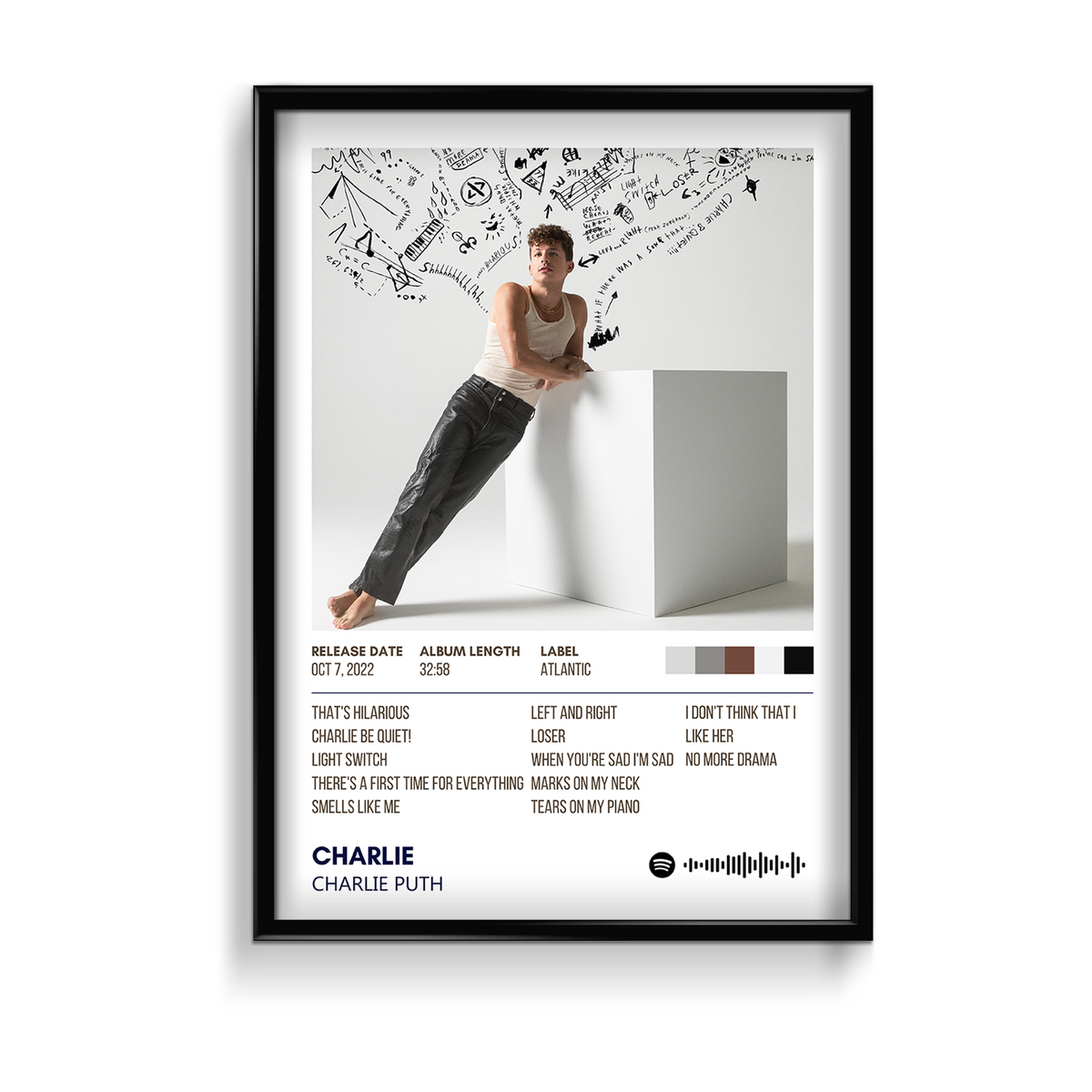 Charlie by Charlie Puth Album Poster – The Mortal Soul