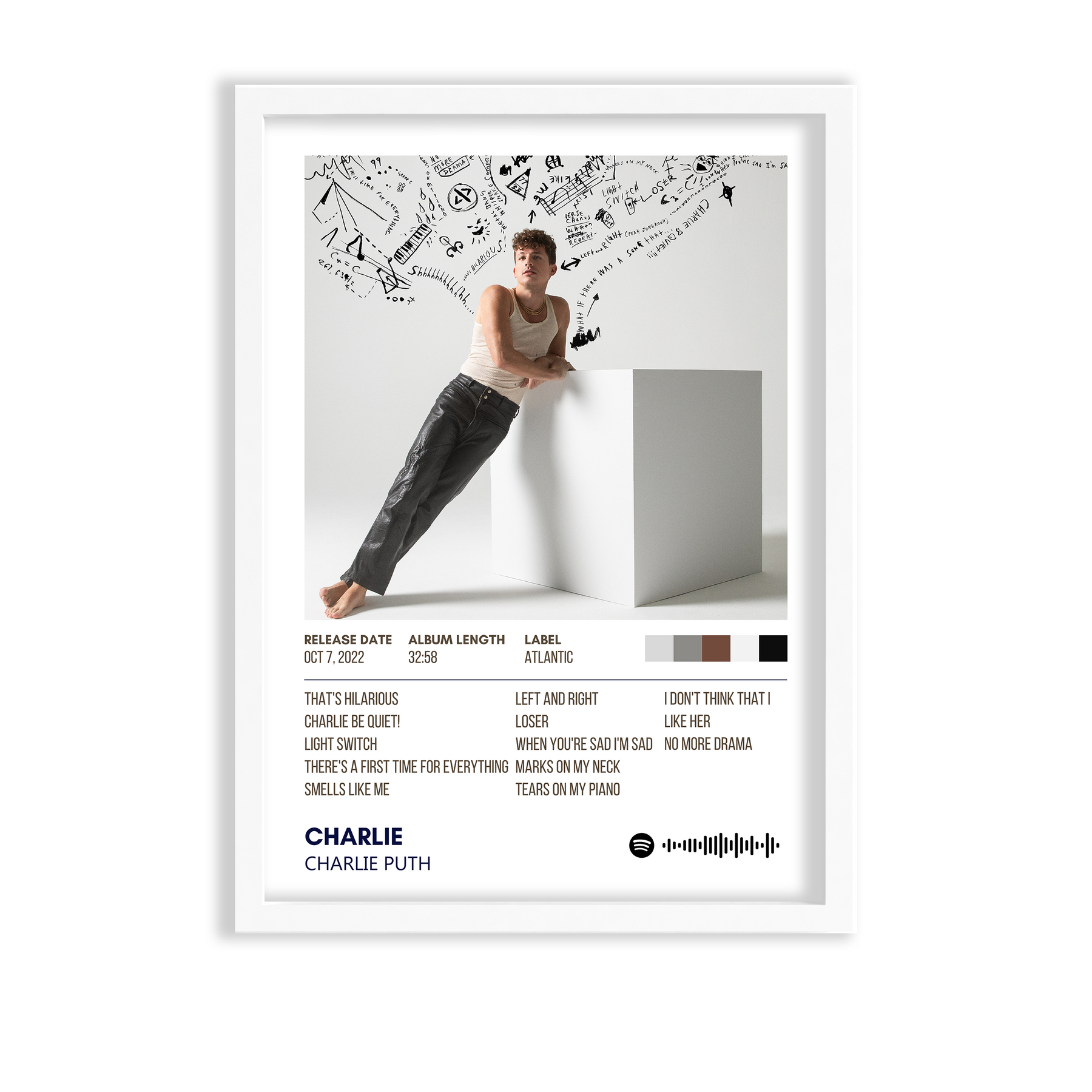 Charlie by Charlie Puth Album Poster – The Mortal Soul