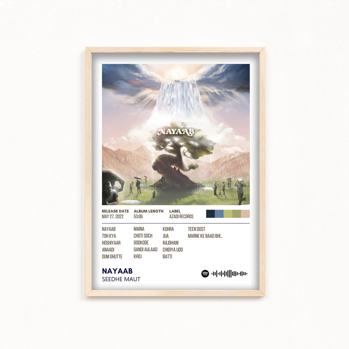 Nayaab by Seedhe Maut Album Poster – The Mortal Soul