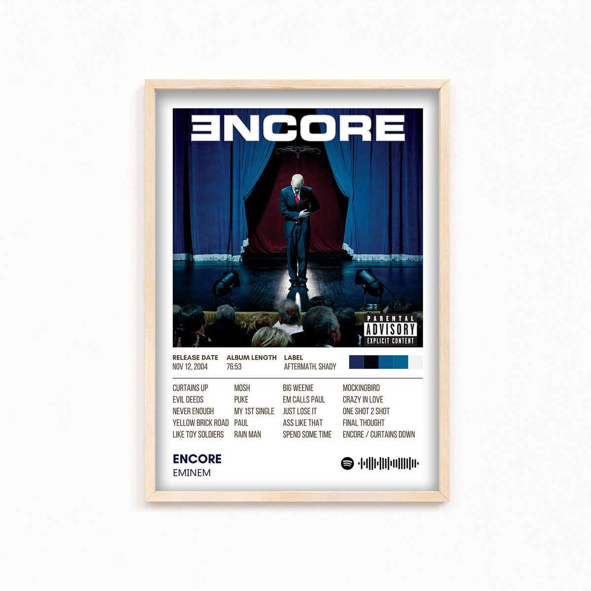 Encore by Eminem Album Poster – The Mortal Soul