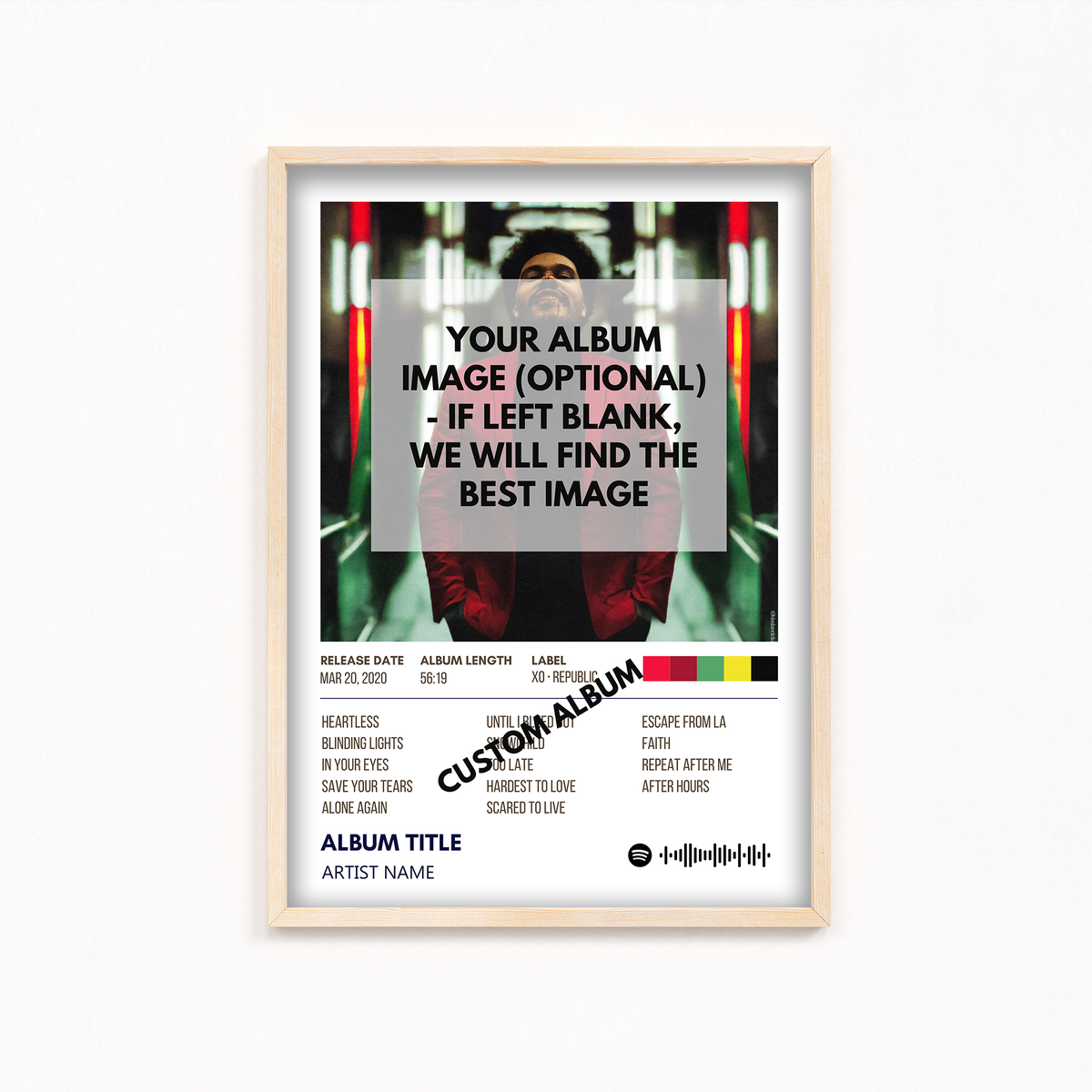 Custom Album Poster Art – The Mortal Soul