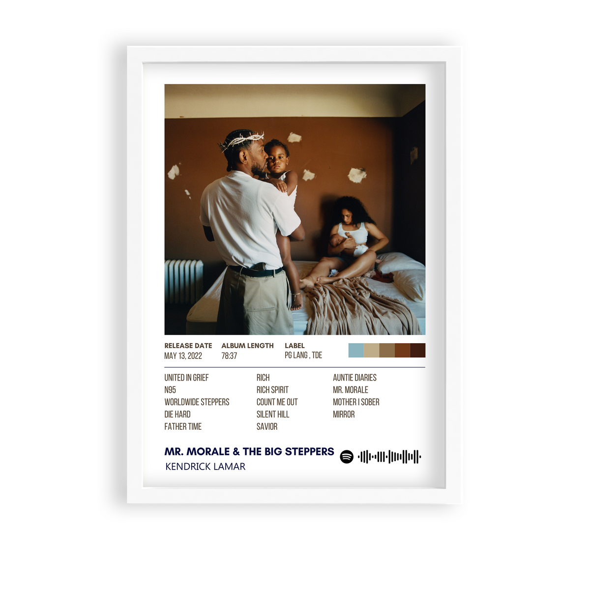 Mr. Morale and the Big Steppers by Kendrick Lamar Album Poster – The ...