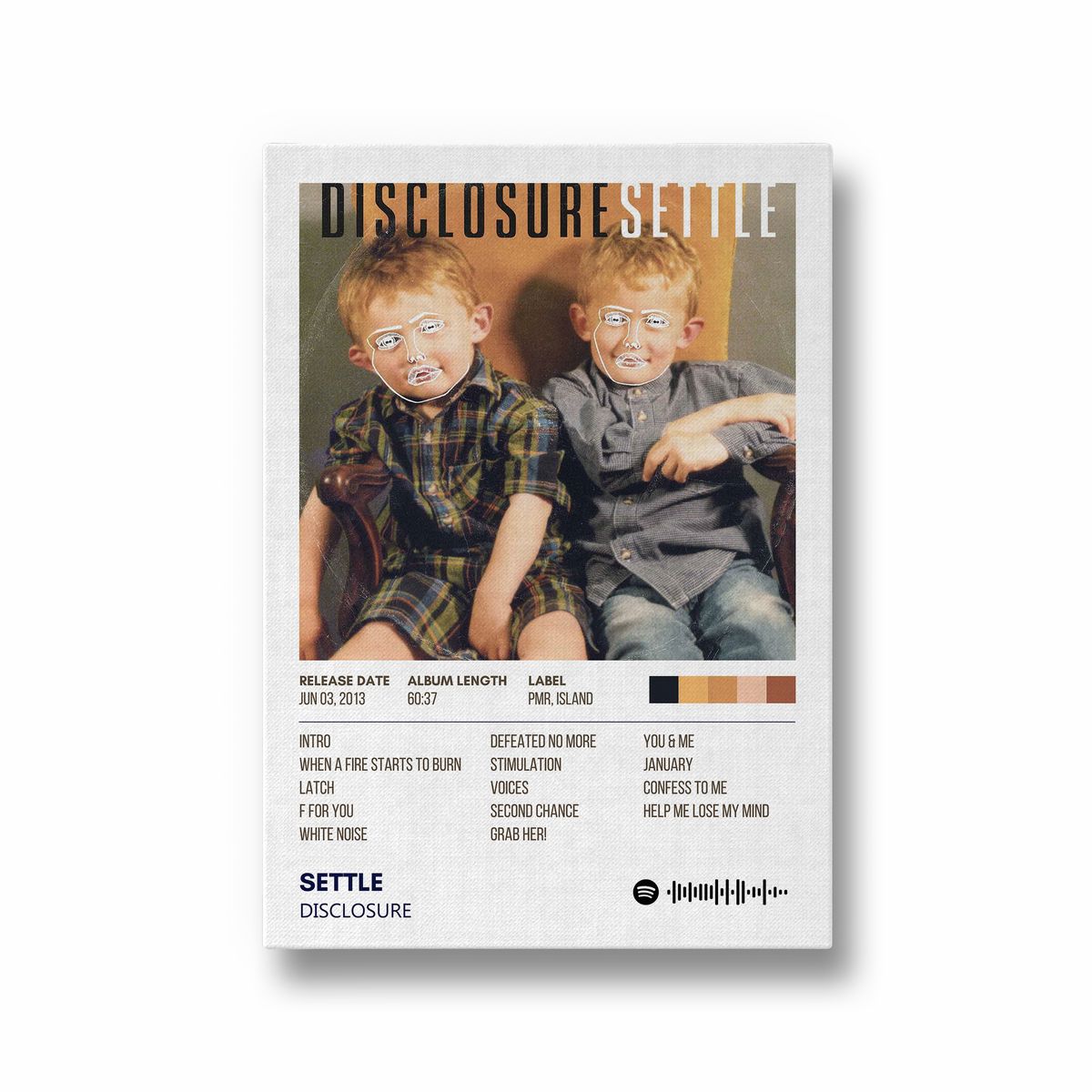 Settle by Disclosure Album Poster– The Mortal Soul