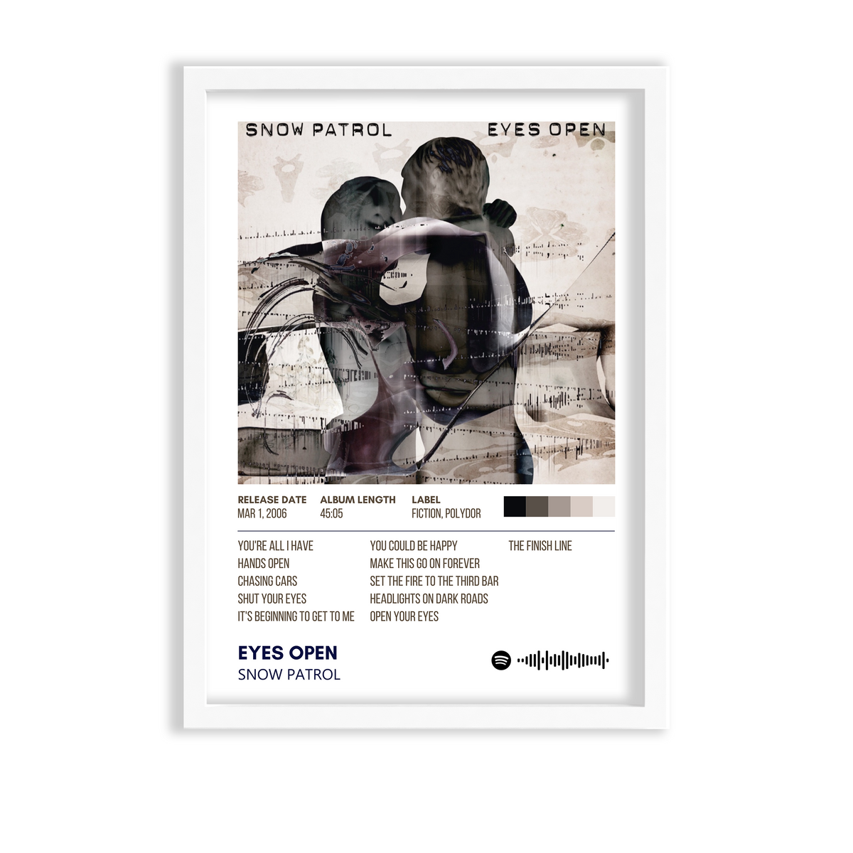 Eyes Open by Snow Patrol Album Poster– The Mortal Soul