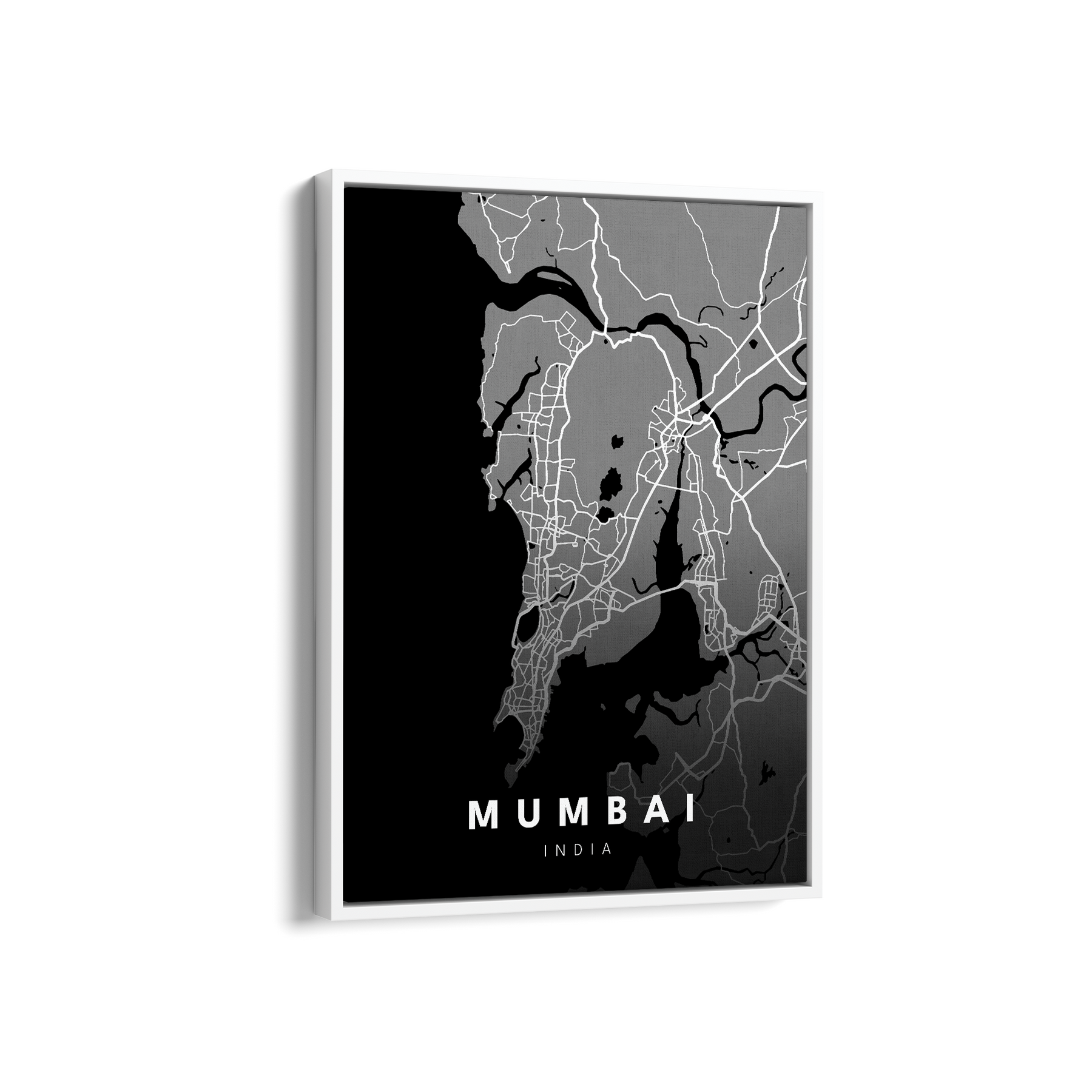 Mumbai City Street Map Art – The Mortal Soul